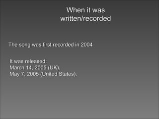 My favourite song | PPT