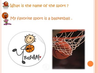 My favourite sport | PPTX