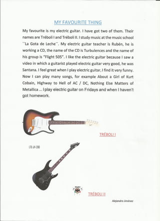 My favourite things | PDF