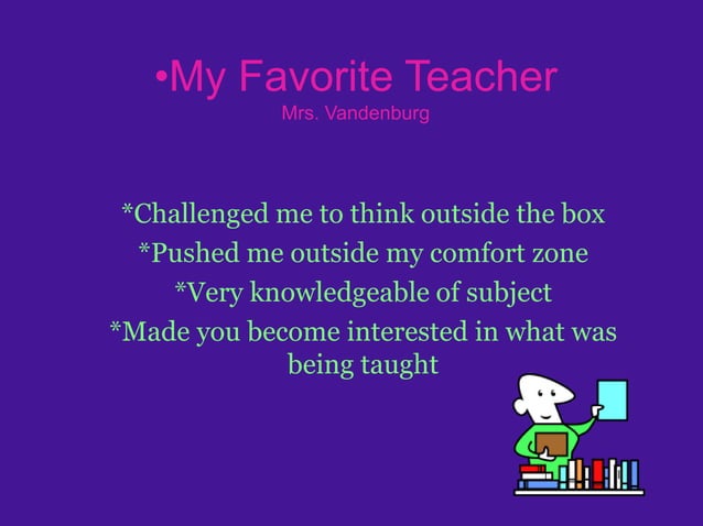 My fav teacher | PPTX