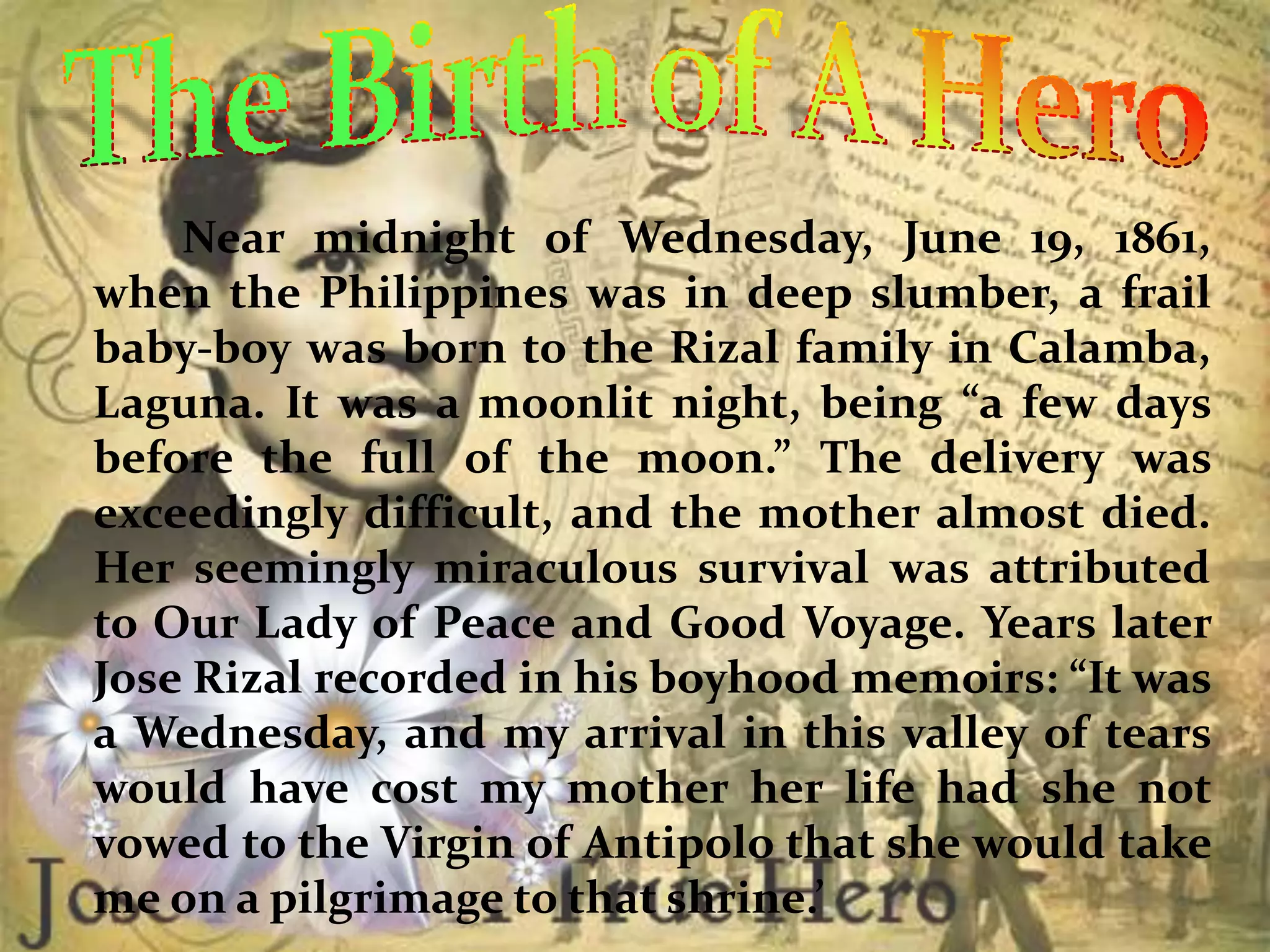 rizal life and works chapter 1 | PPTX