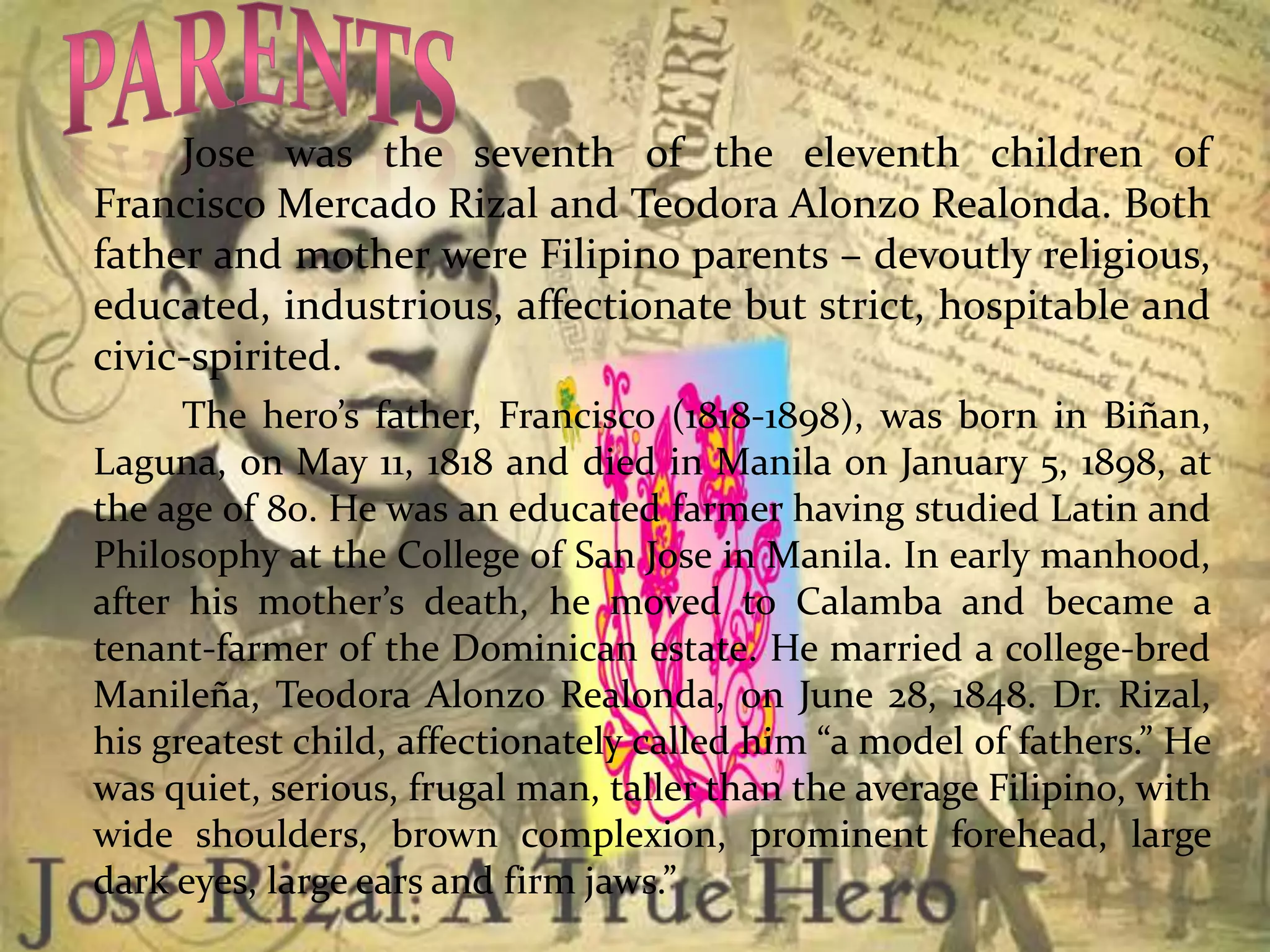 rizal life and works chapter 1 | PPTX