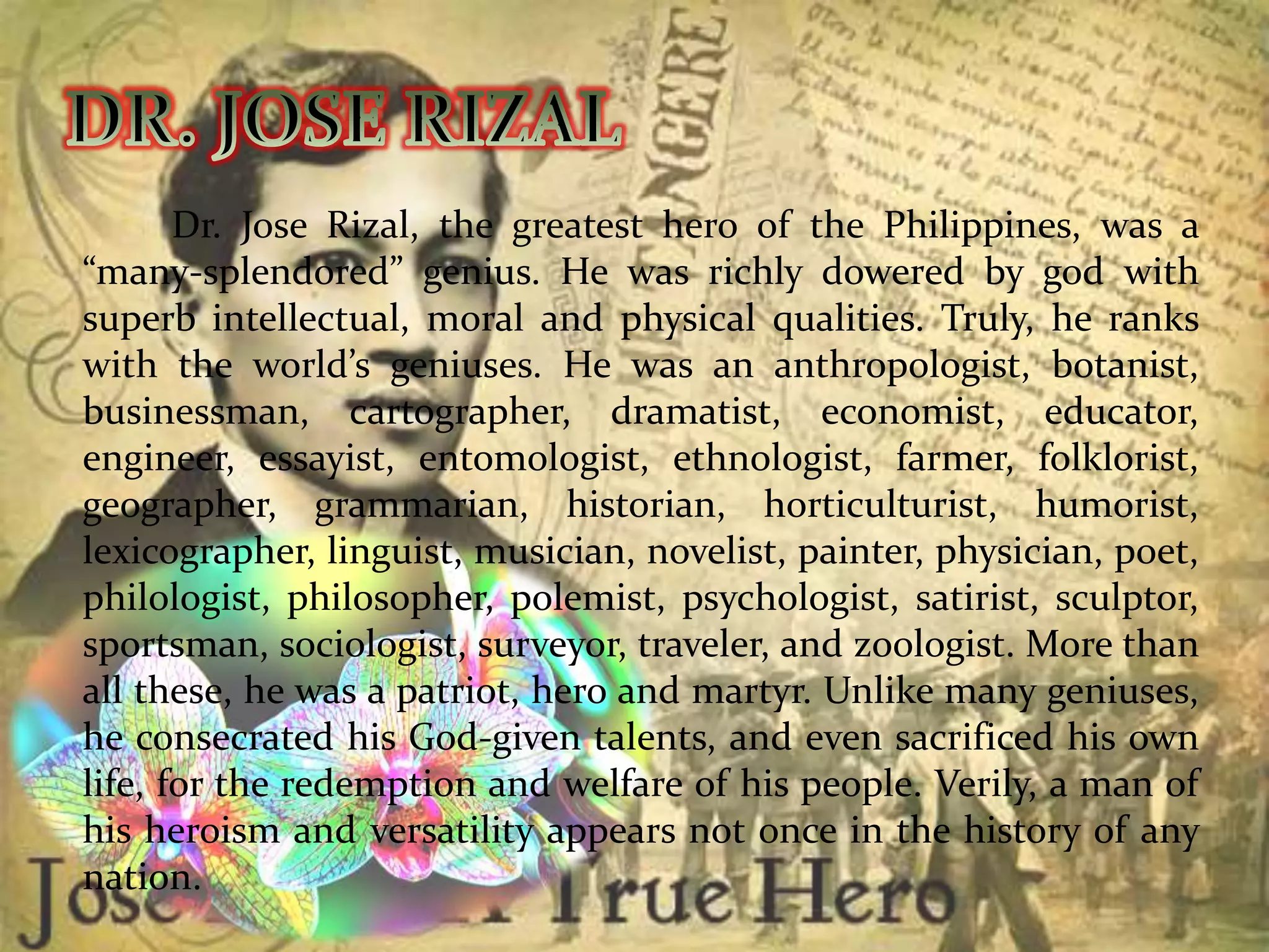 rizal life and works chapter 1 | PPTX