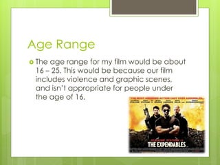 My film target audience | PPTX