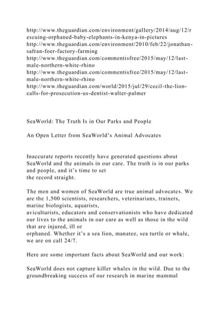 My film Blackfish plunged Seaworld into crisis – but it’s .docx