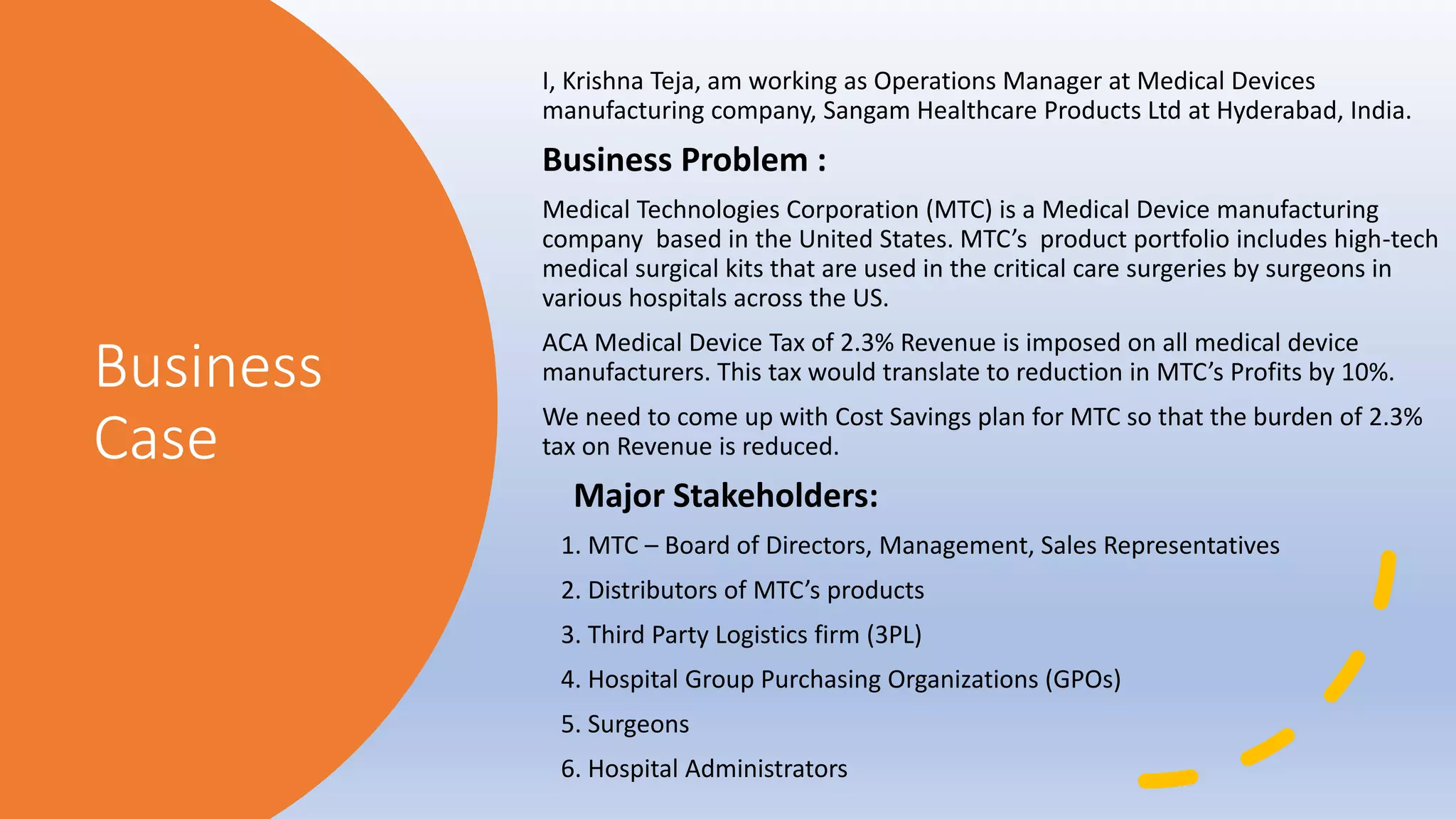 MTC Supply Chain Analysis & Opportunities | PPTX