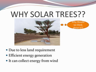 ppt on solar tree | PPT