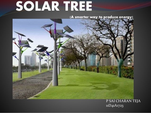 ppt on solar tree