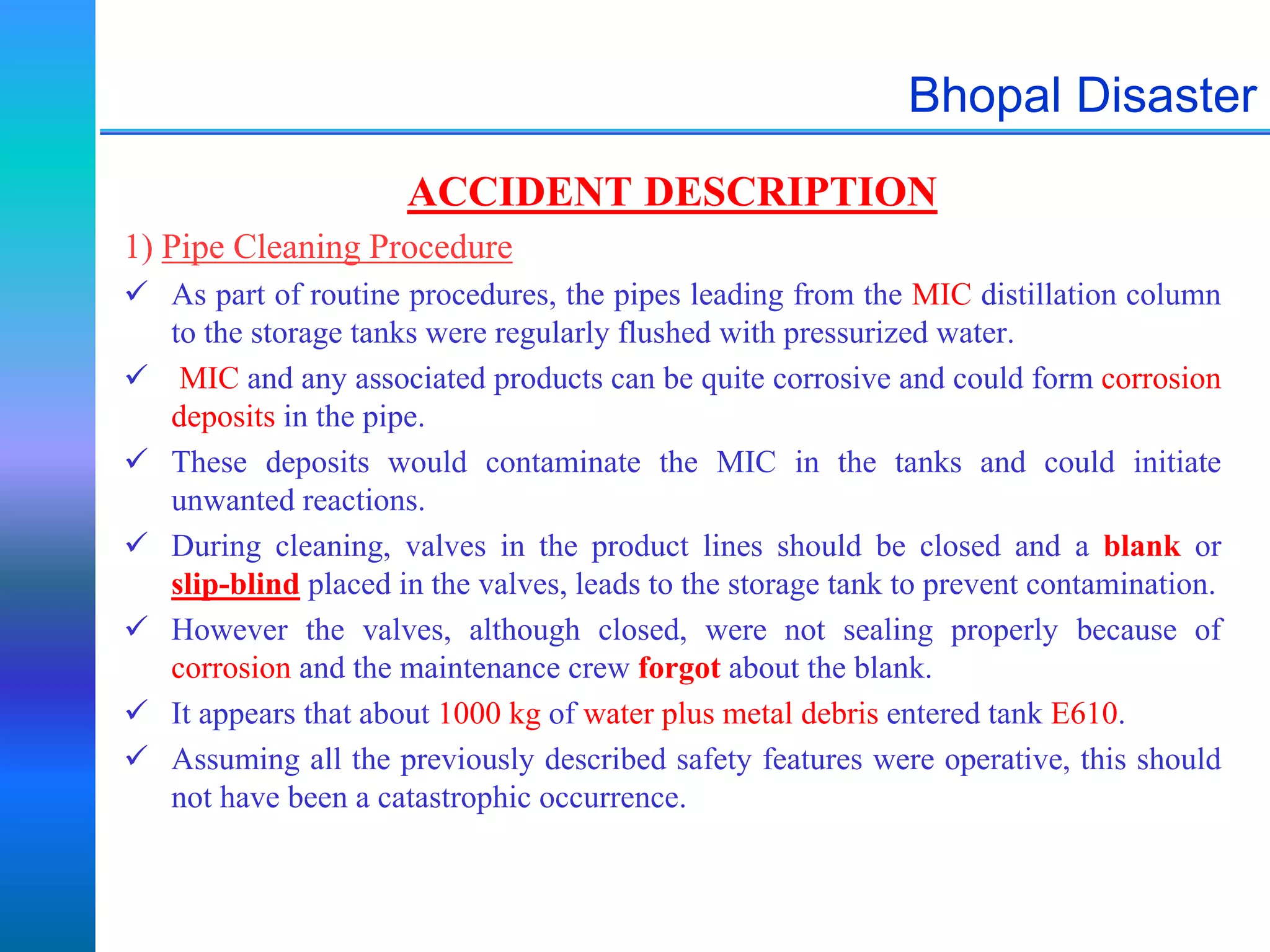 Bhopal Gas Tragedy - 1984 | PPTX