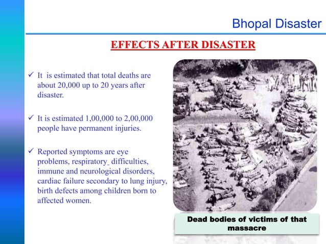 Bhopal Gas Tragedy - 1984 | PPTX