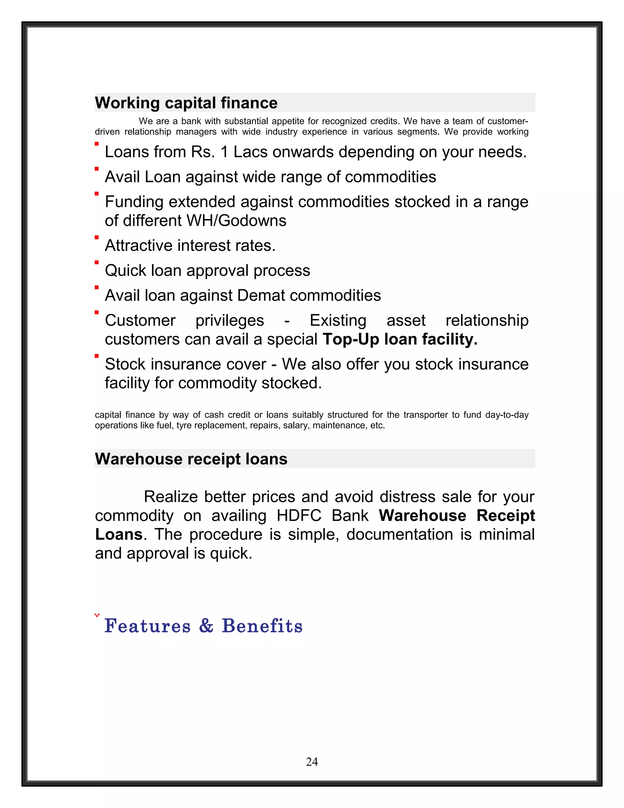 HDFC bank project report | DOC