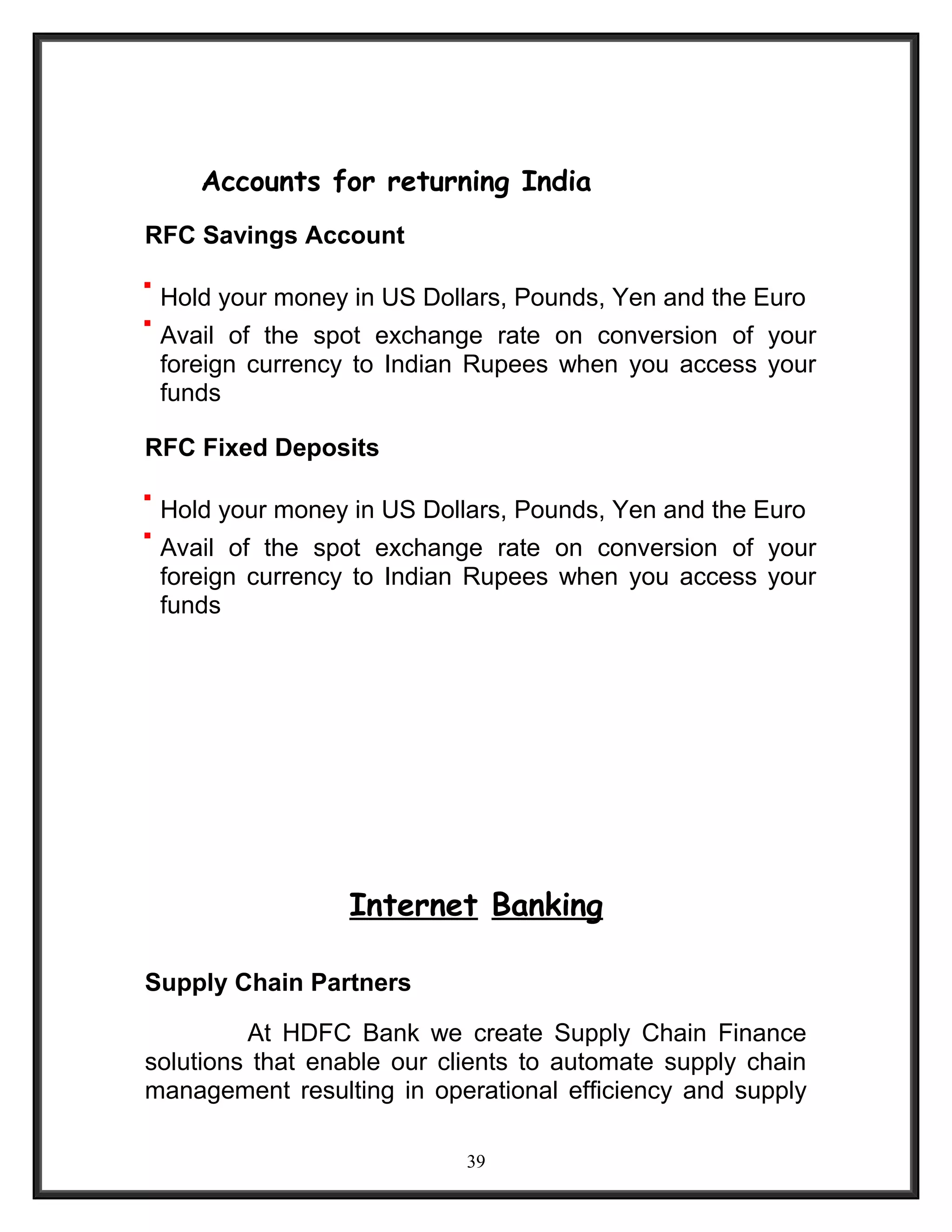 HDFC bank project report | DOC