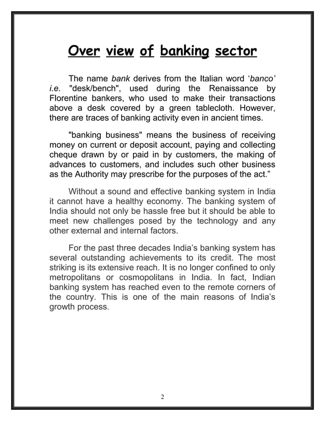 HDFC bank project report | DOC | Business Banking & Finance | Business