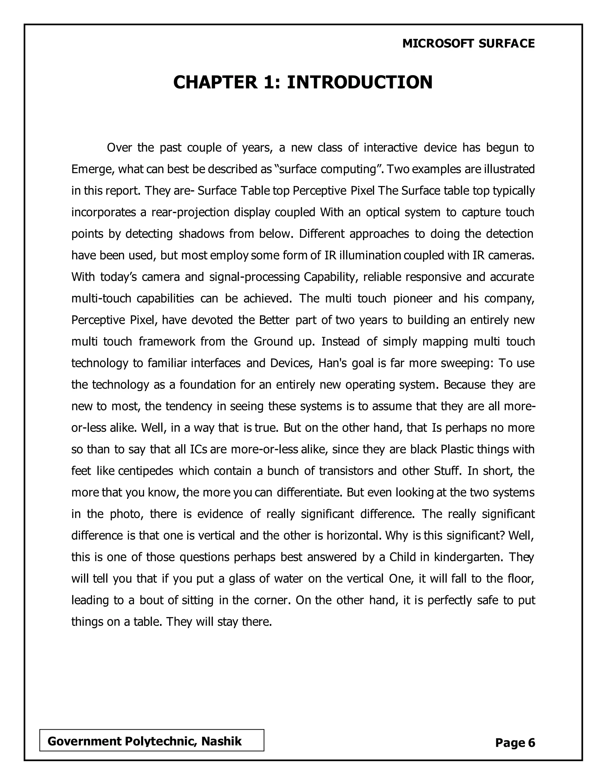 Microsoft Surface Report | DOCX