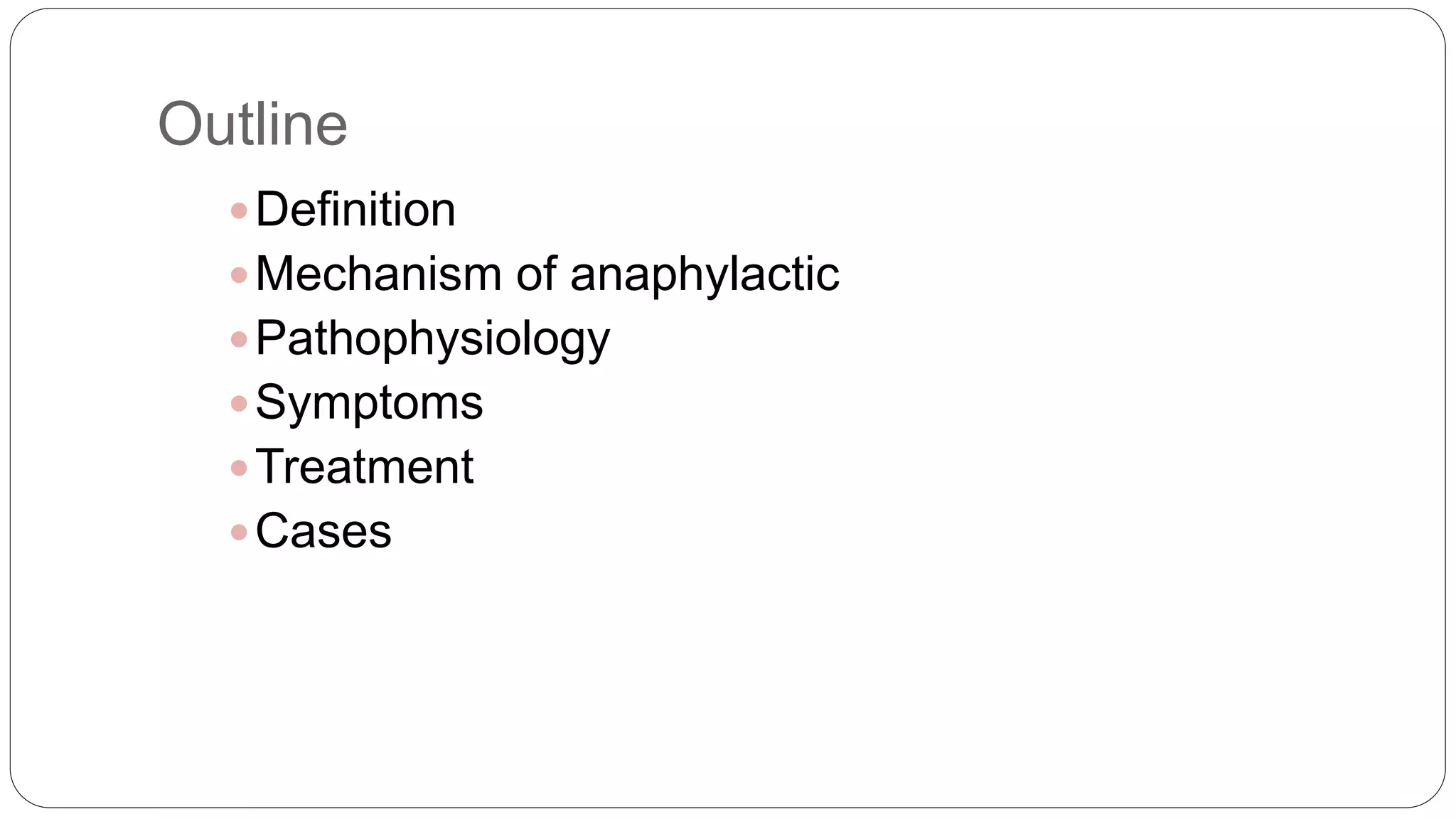 Anaphylactic Shock | PPTX