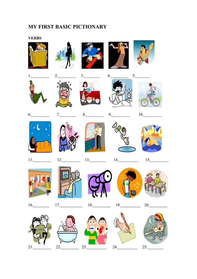 My first basic pictionary | DOC