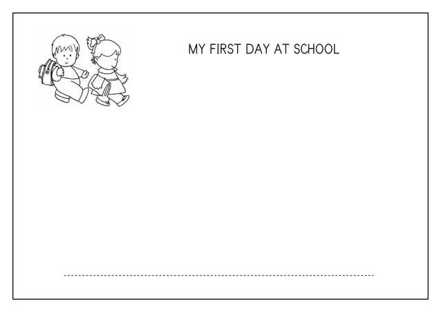 My first day at school | PDF