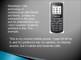 My first experience with technology | PPT