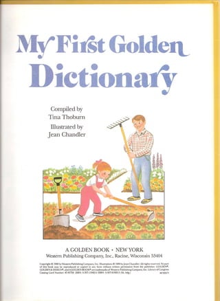 My first golden dictionary | PDF