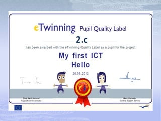 My first ICT hello | PPTX