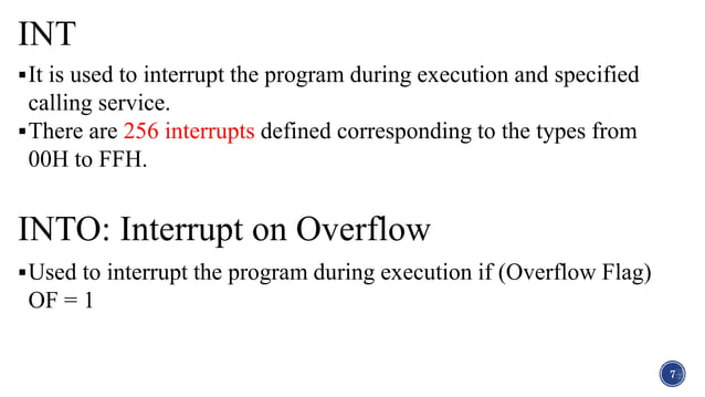 Branching Instructions In 8086 Microprocessor Ppt 5579