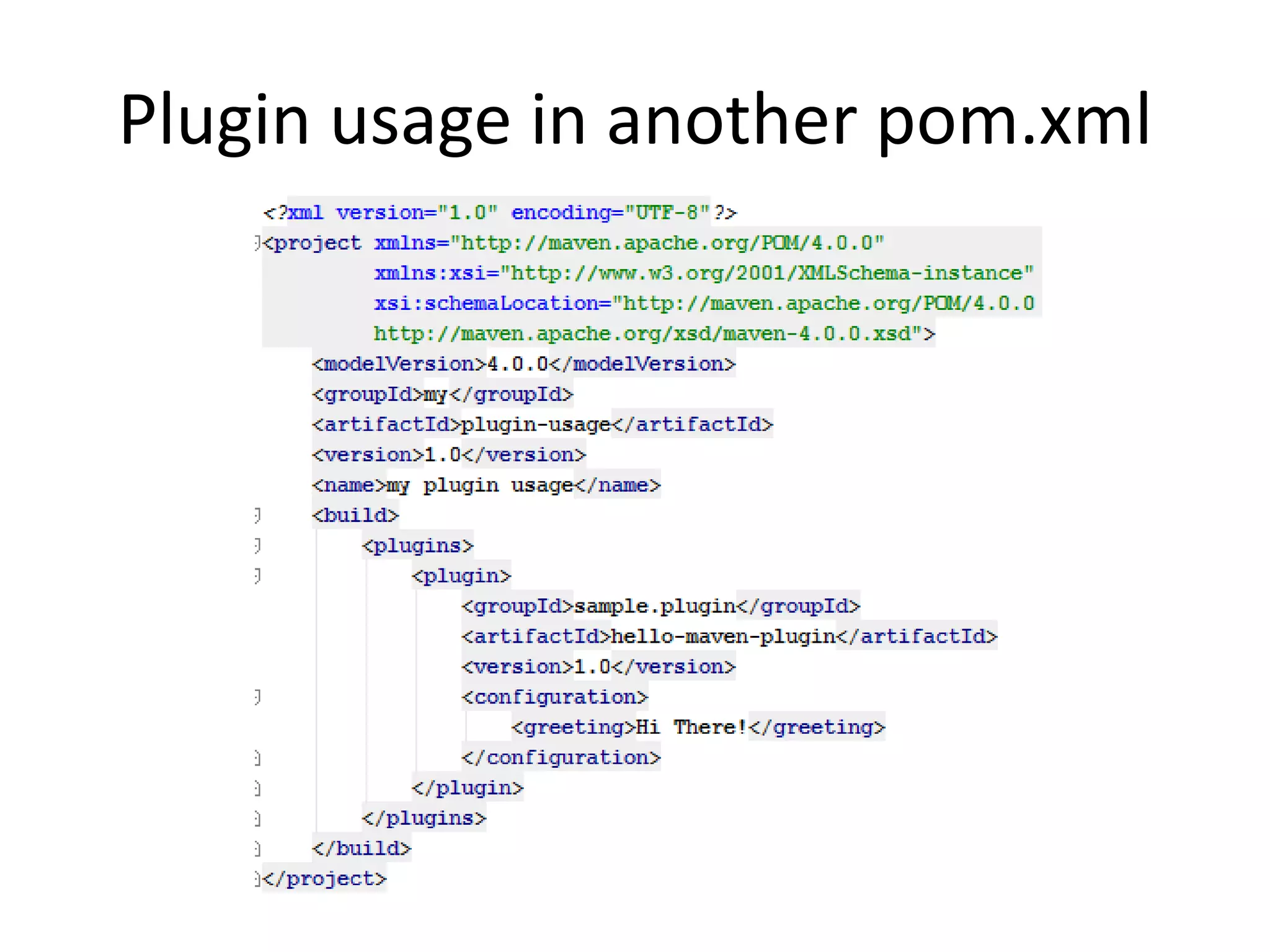 My First MOJO Plugin | PPT