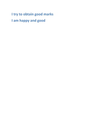 My First Poem. Tong.1B