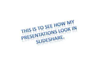My first presentation | PPTX