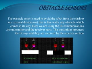 Obstacle Avoidance Robot Summer training Presentation | PPT