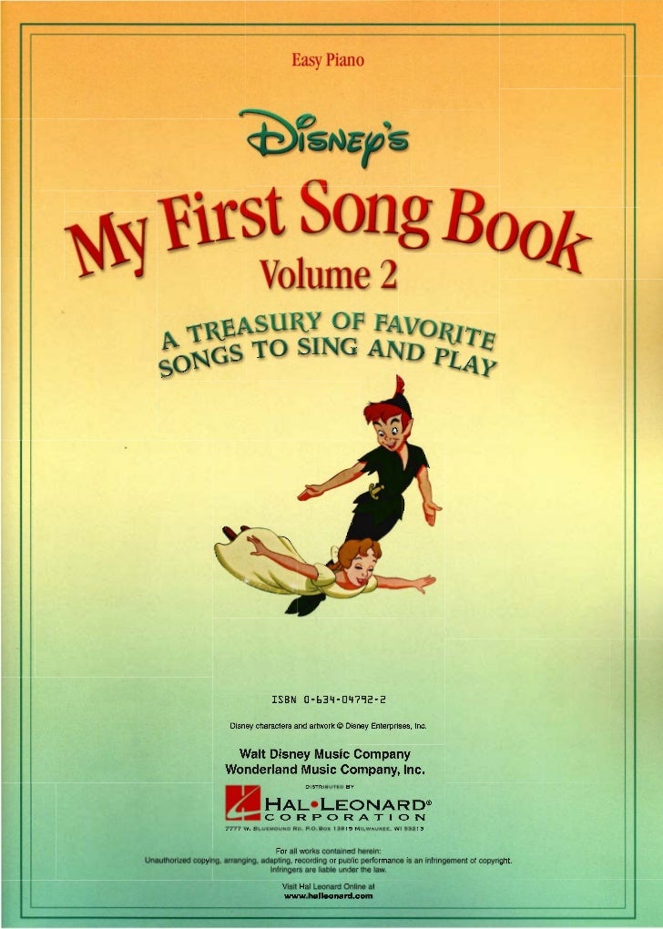 My first song book(vol2) disney | PDF