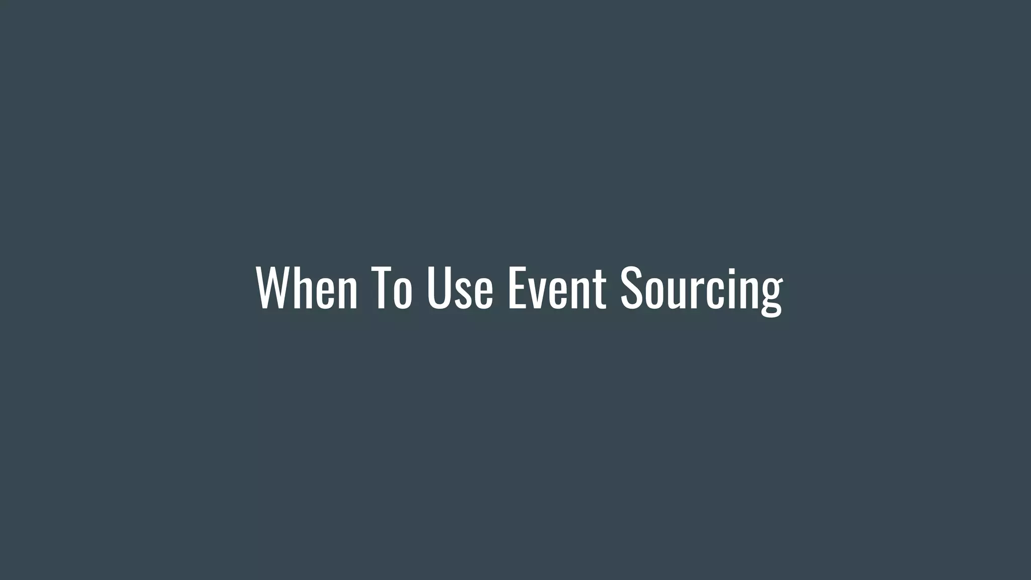 My first year with event sourcing-nijmegen | PPT