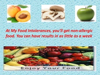 Wonderfull Food Intolerance | PPTX