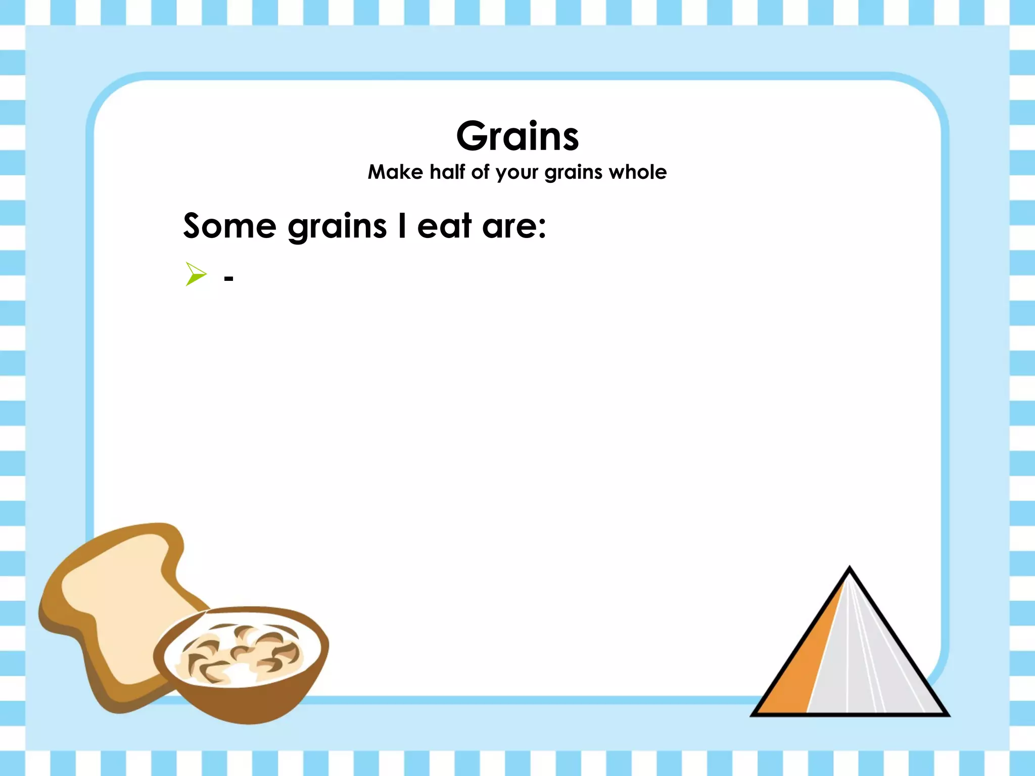 My Food Pyramid Template | PPT