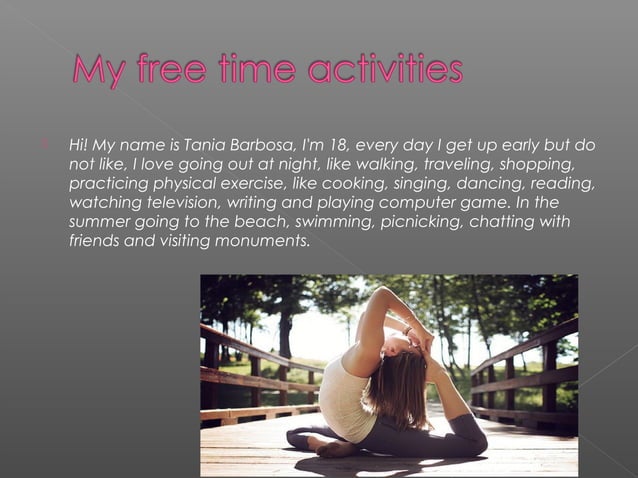 My free time activities | PPT | Free Download