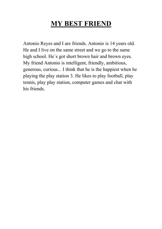 My best friend | PDF