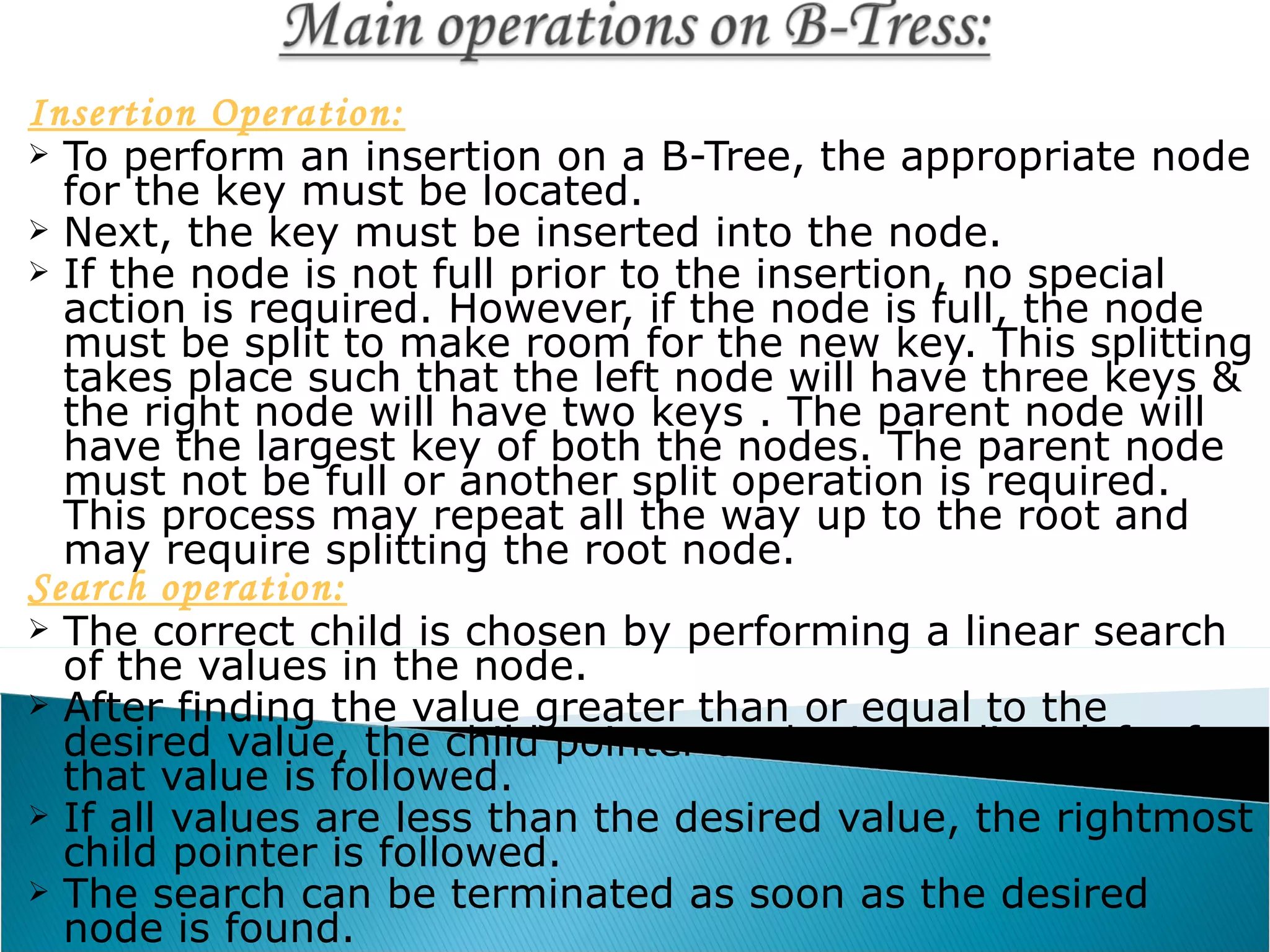 My File Structure Btrees Project Report | PPT