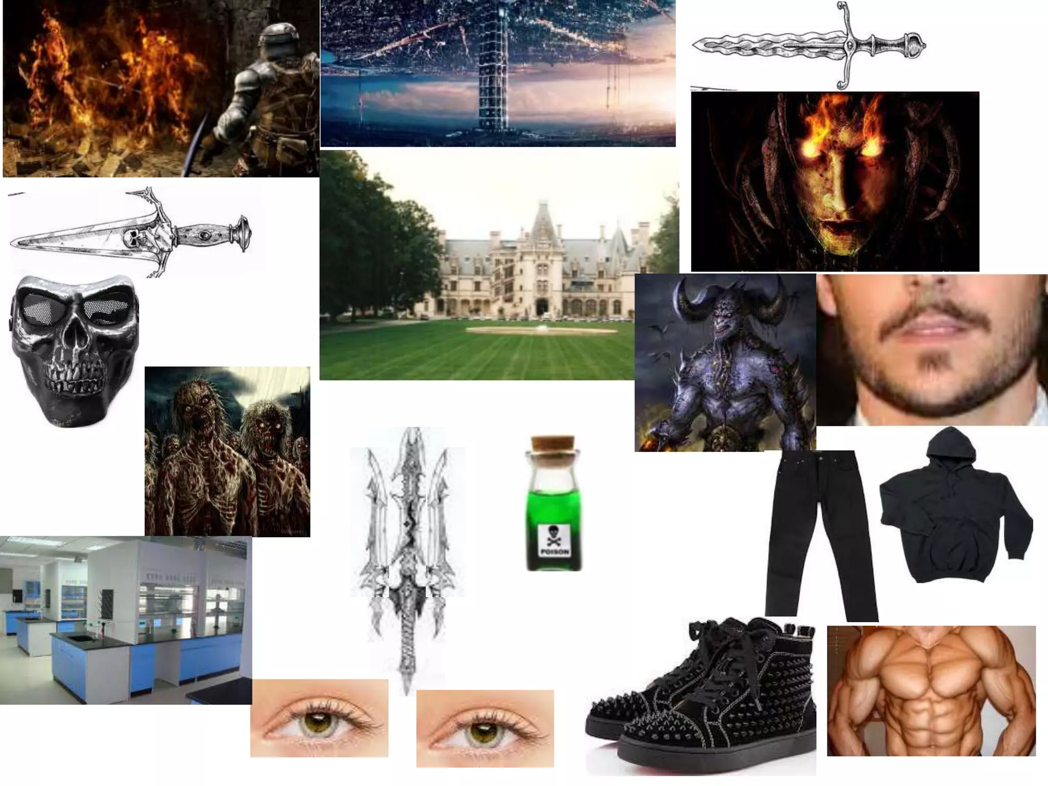 My game mind map and moodboard | PPT