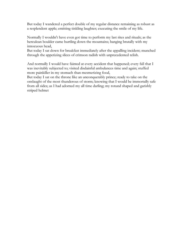 My Garishly Striped Helmet | PDF