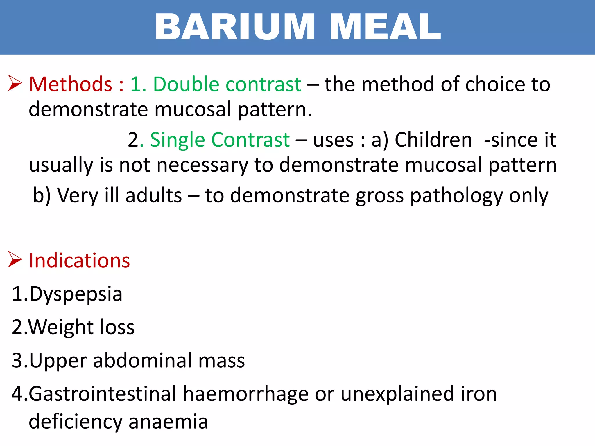 Learn Barium Meal & Follow Through | PPTX