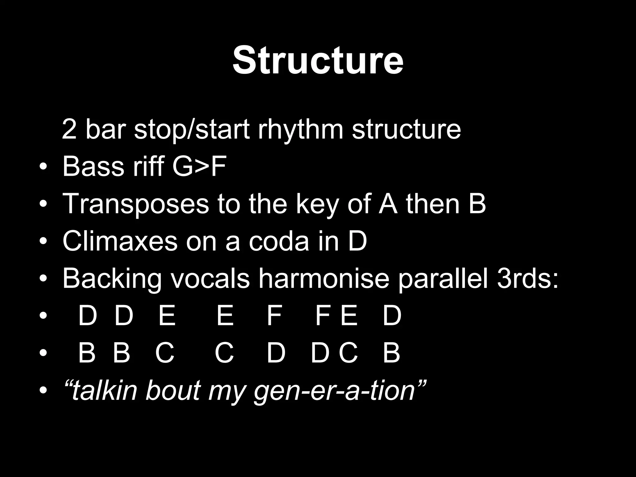 My Generation The Who | PPTX
