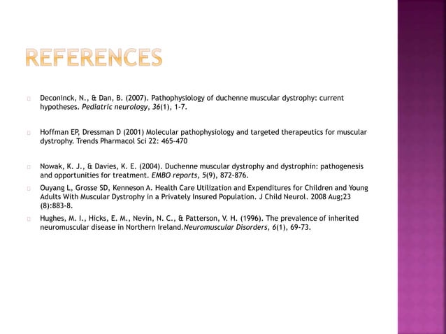 DUCHENNE MUSCULAR DYSTROPHY | PPTX