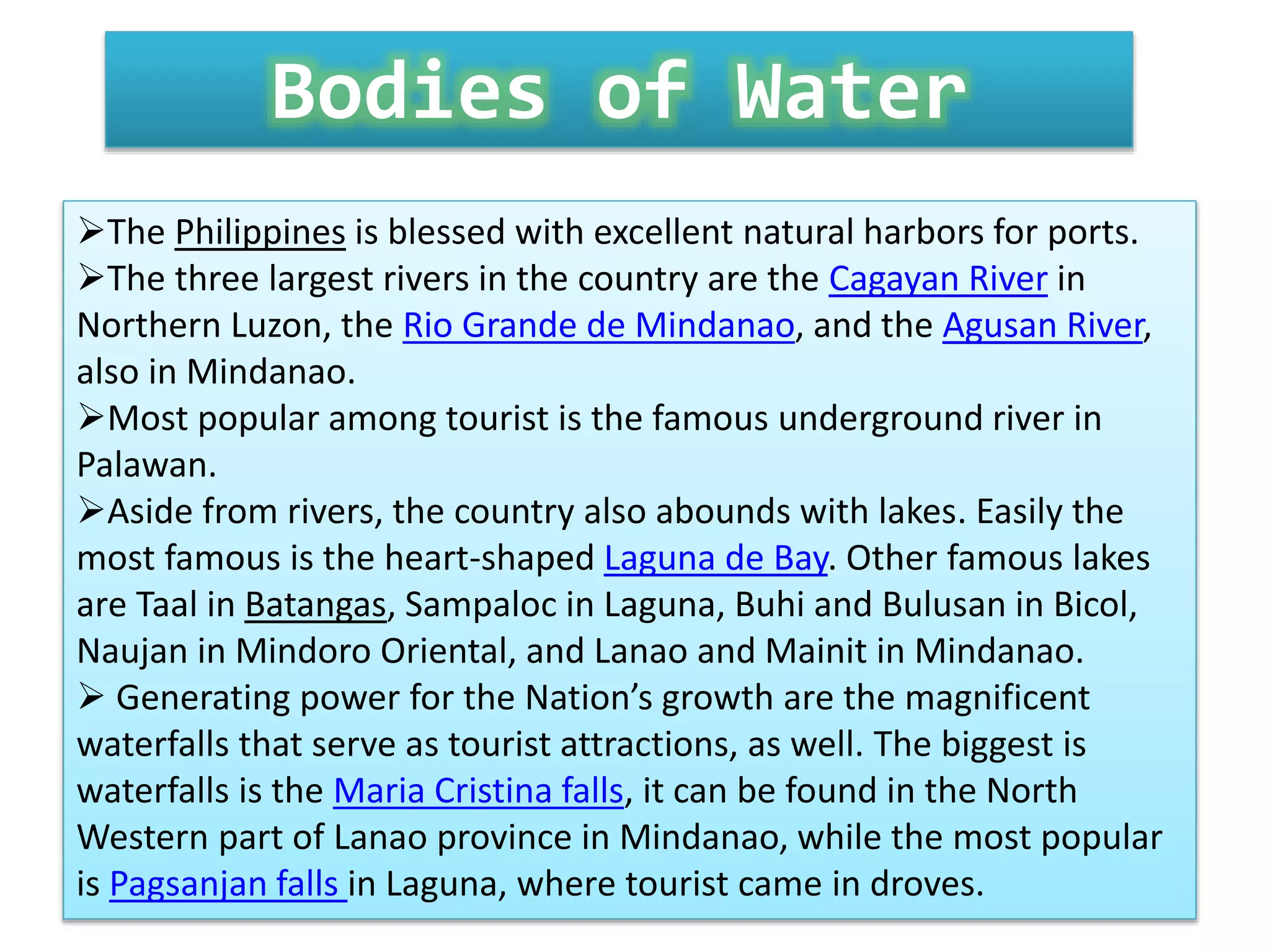 Geography and Natural Resources of the Philippines | PPTX