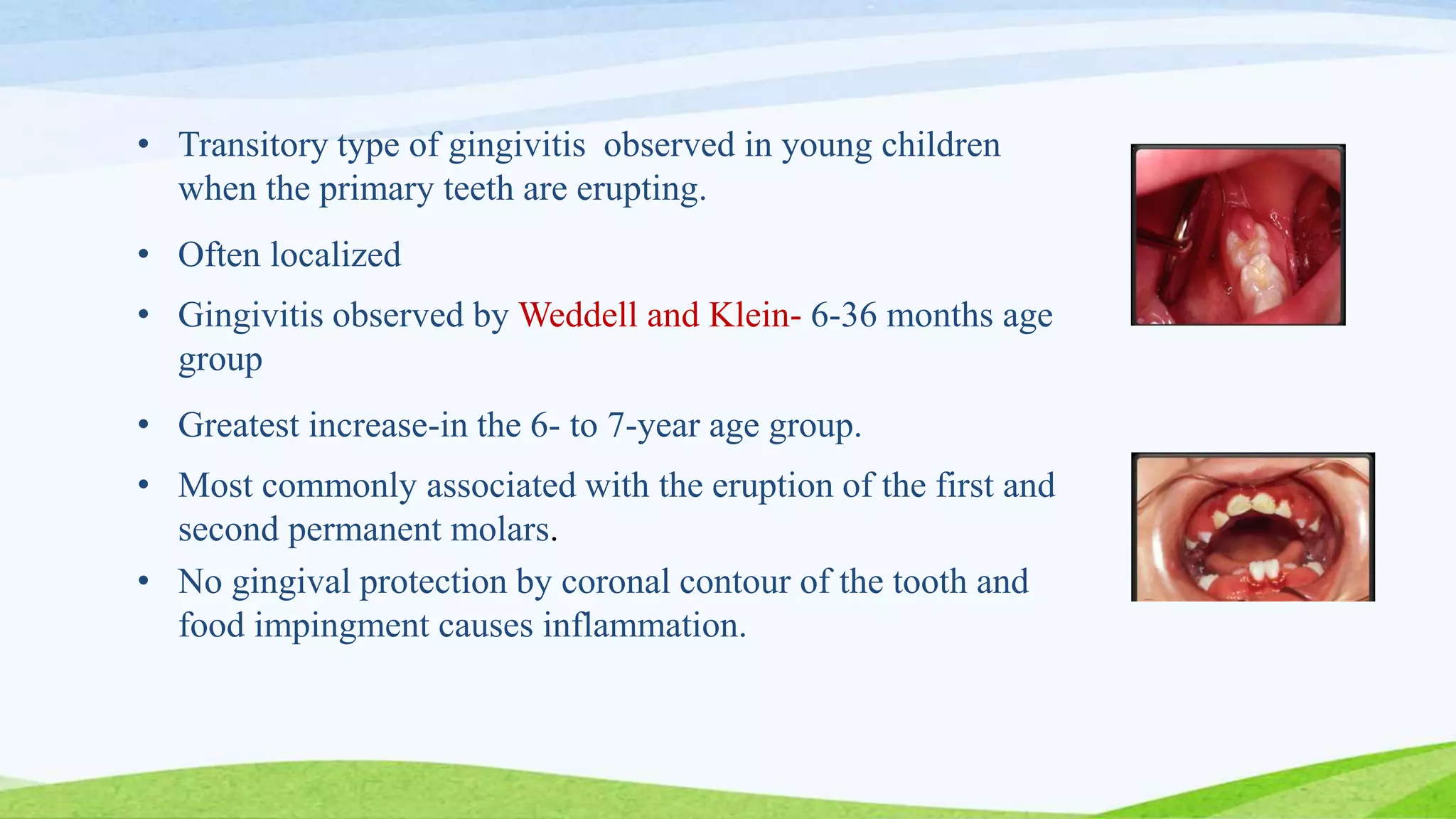 Gingival and periodontal diseases in children | PPTX