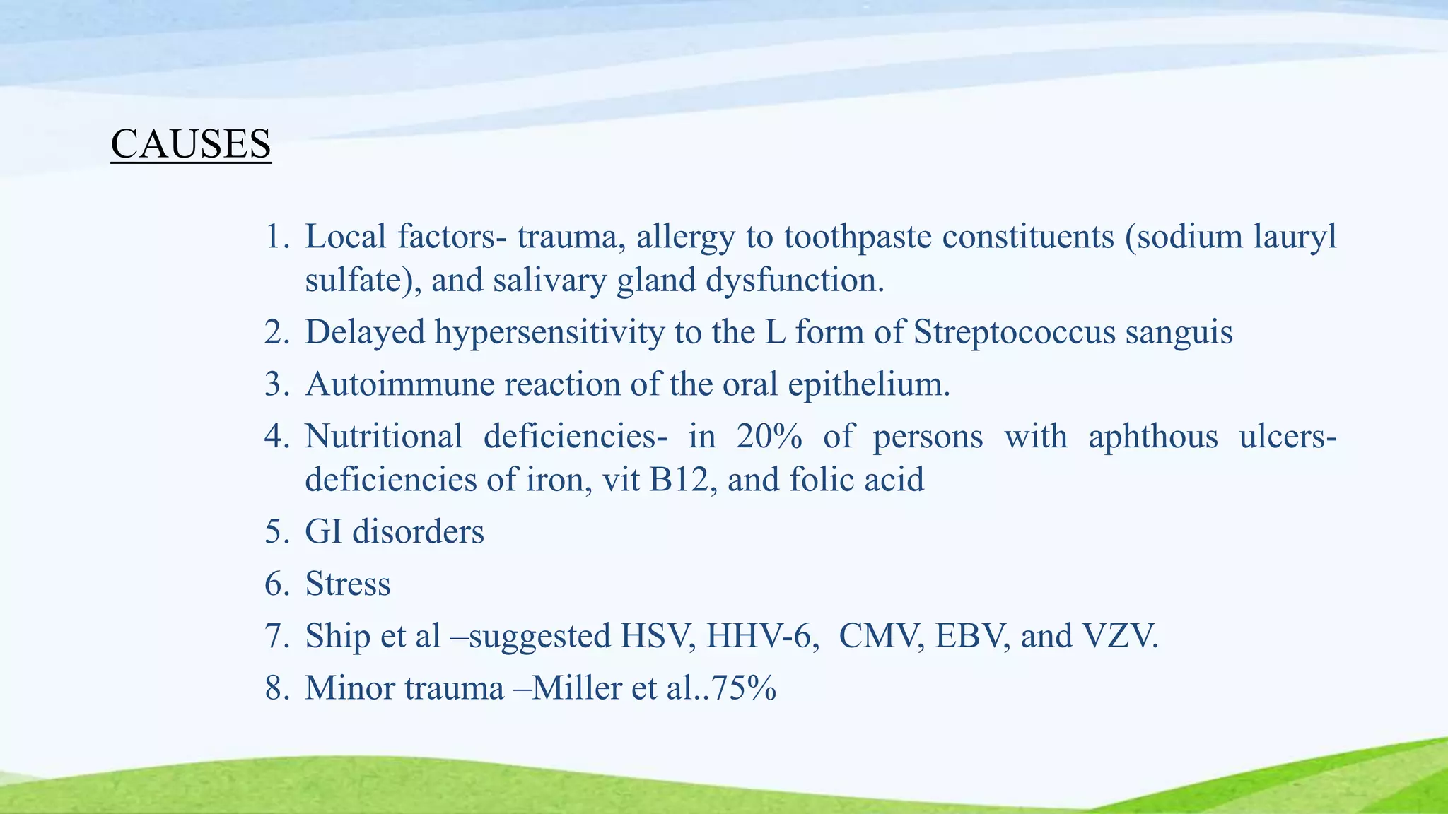 Gingival and periodontal diseases in children | PPTX