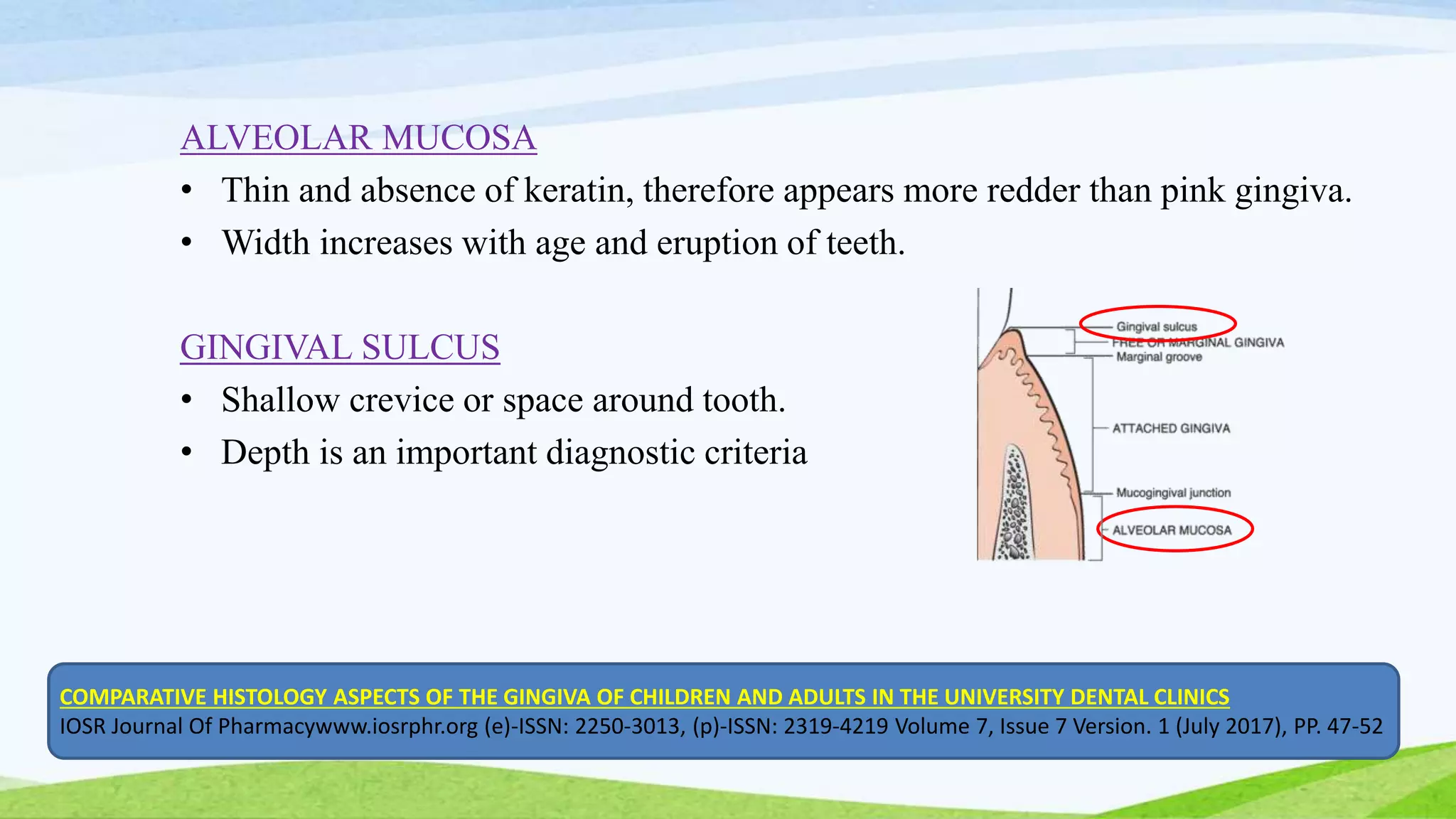Gingival and periodontal diseases in children | PPTX