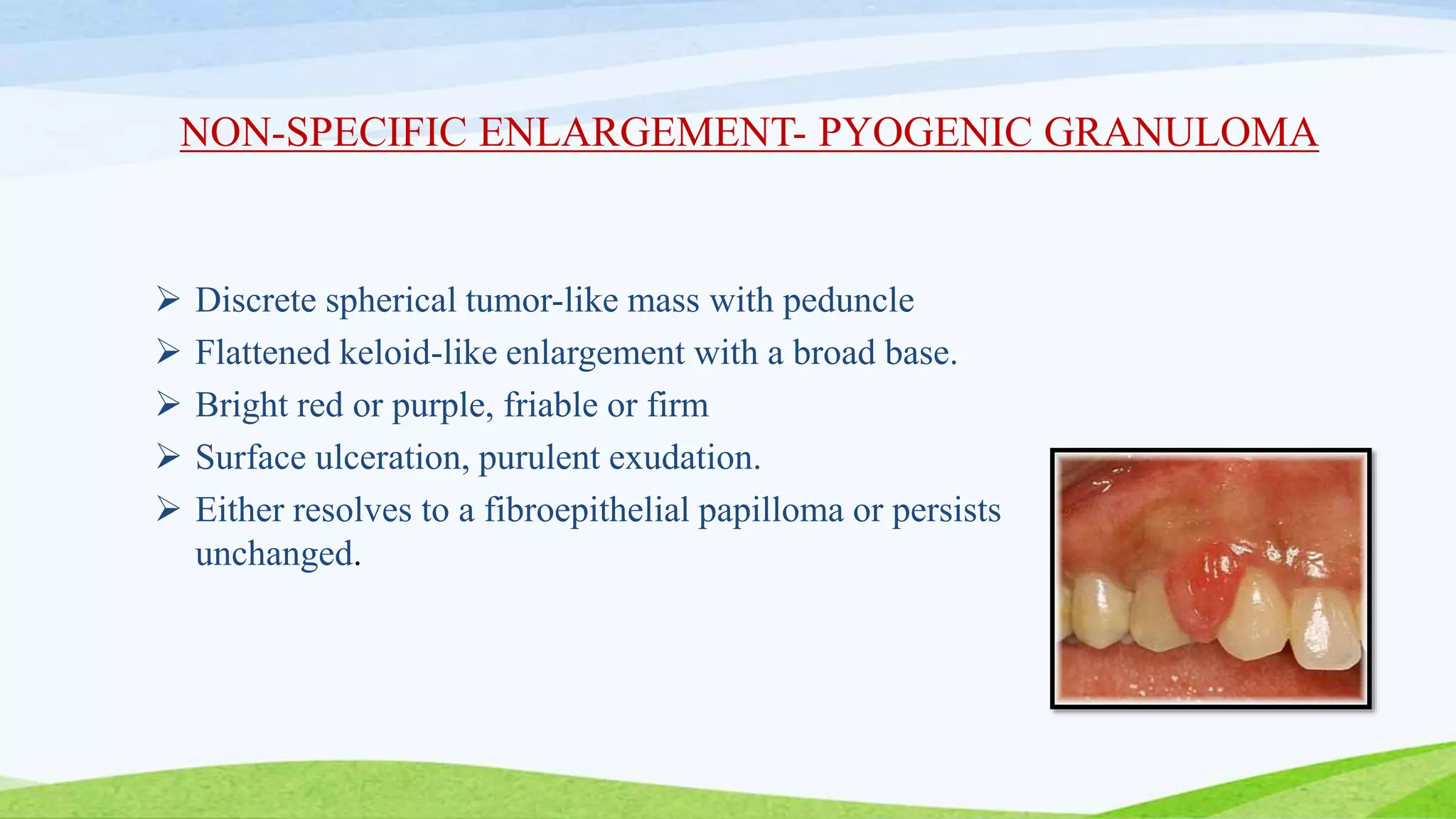Gingival and periodontal diseases in children | PPTX