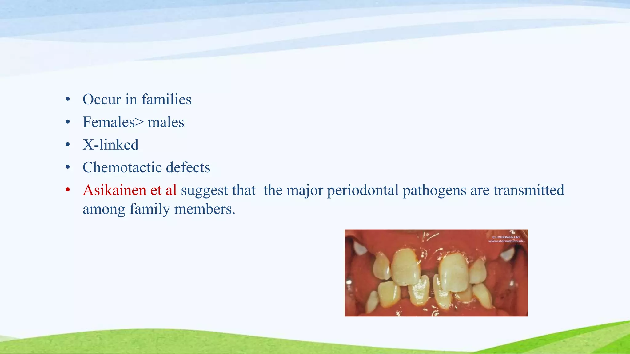 Gingival and periodontal diseases in children | PPTX