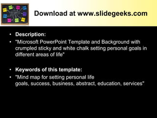 My goals ppt templates | PPTX