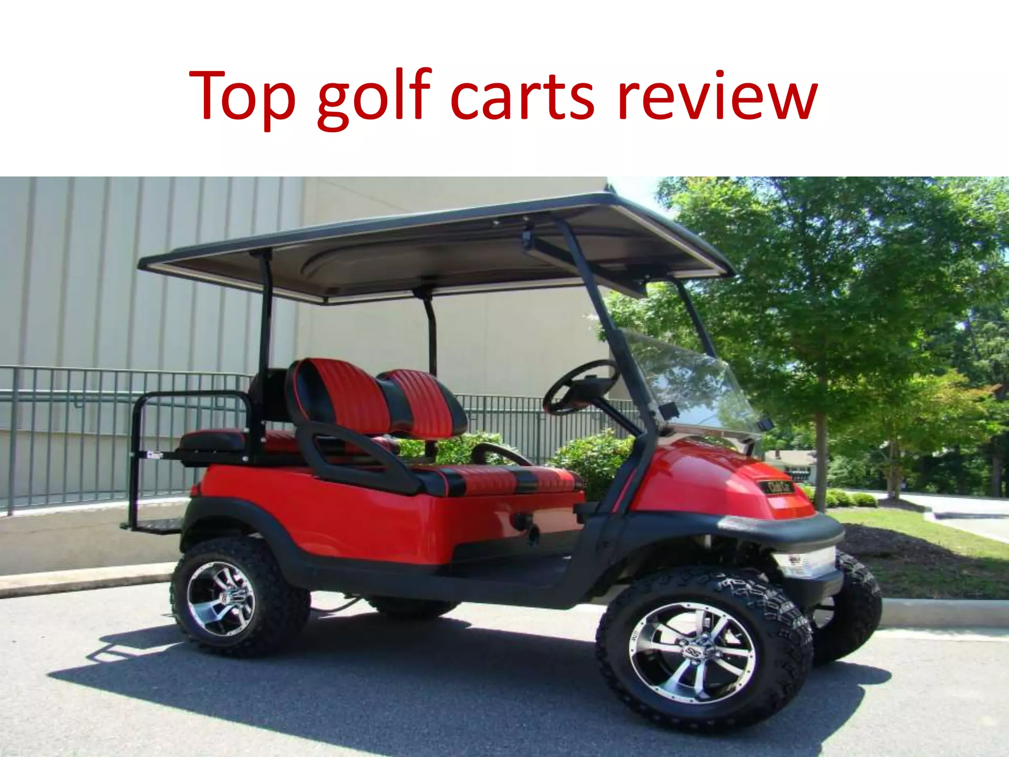 My golf carts slide | PPT