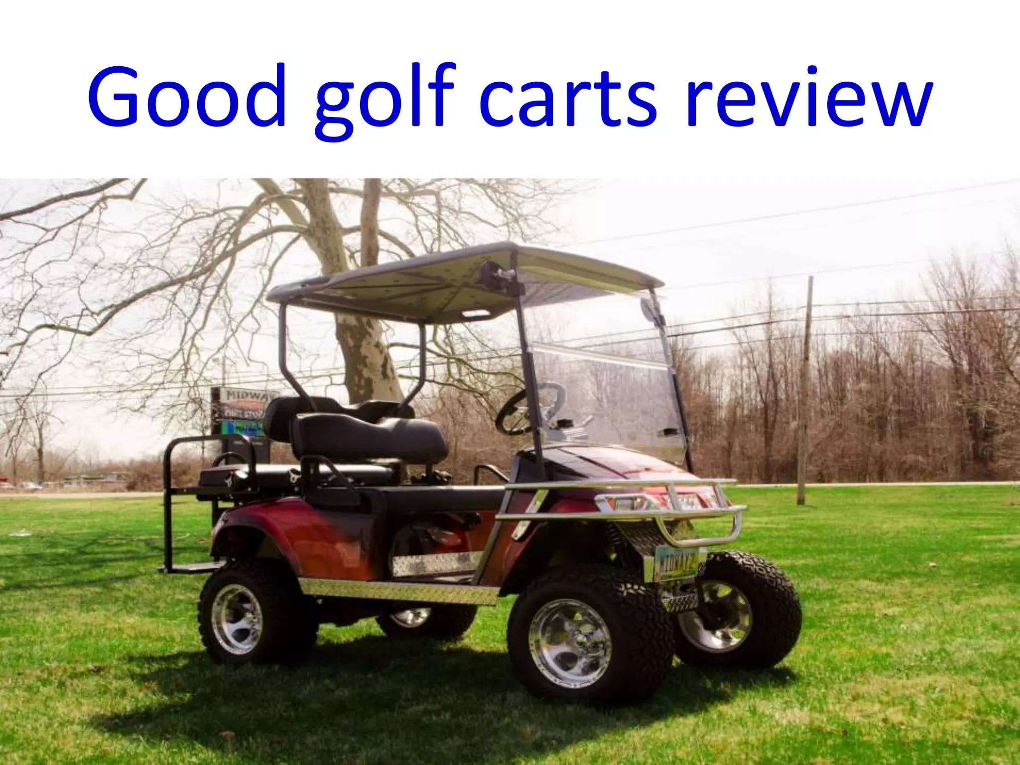 My golf carts slide | PPT
